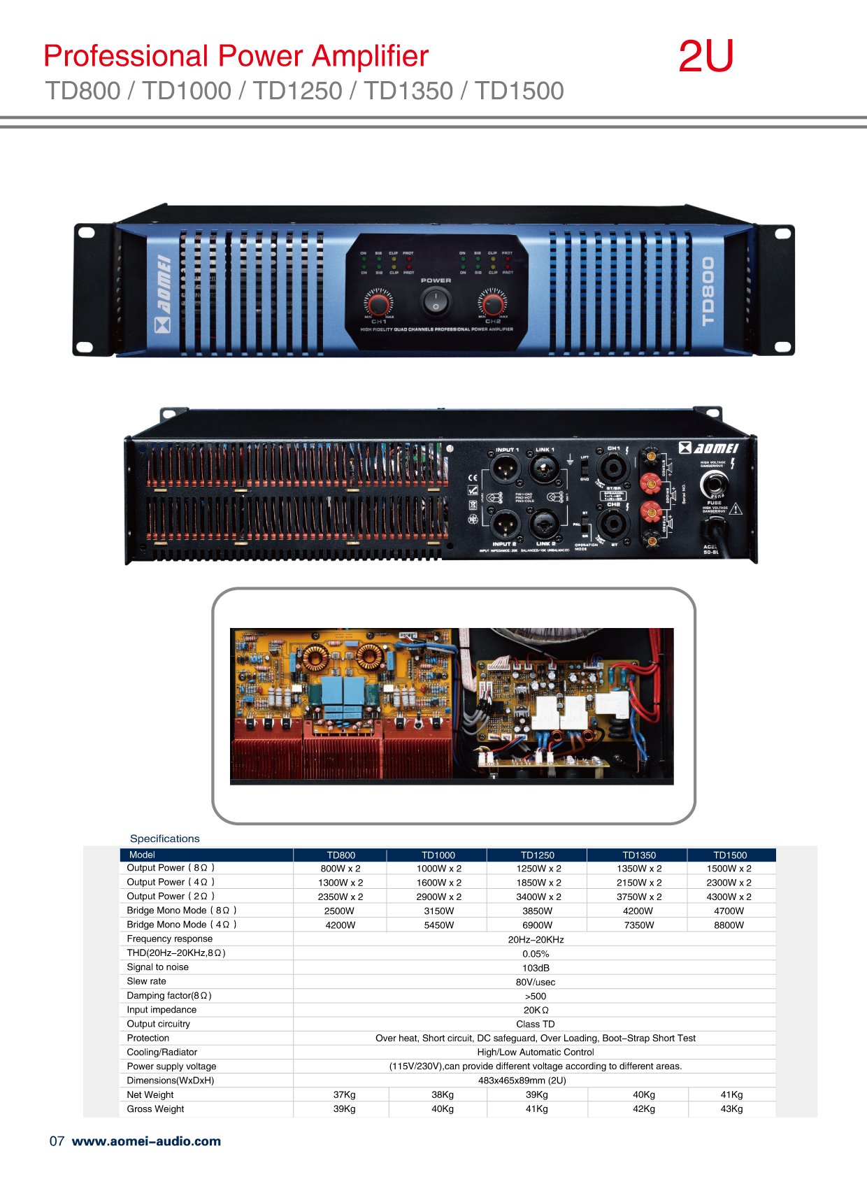 TD800 - Buy power amplifier, amplifier, enping power amplifier Product ...